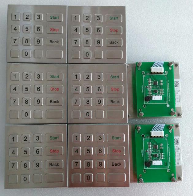 Interface USB Metal Numeric Keypad Stainless Steel Material With 16 ...