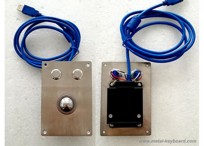 Waterproof 25MM Mount Stainless Steel Trackball Mouse