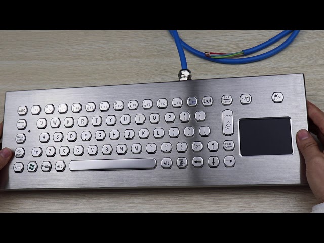 70 Keys Rugged Metal Stainless Steel Keyboard With Stand Alone Design ...