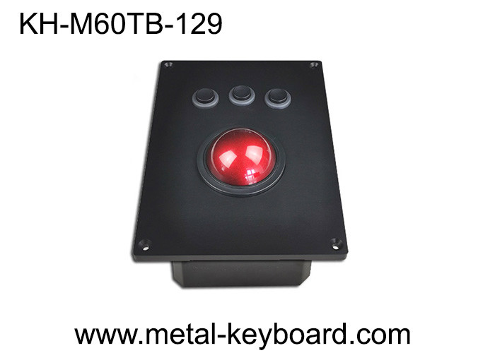 60mm Red Resin Industrial Trackball Mouse USB Interface and Long ...