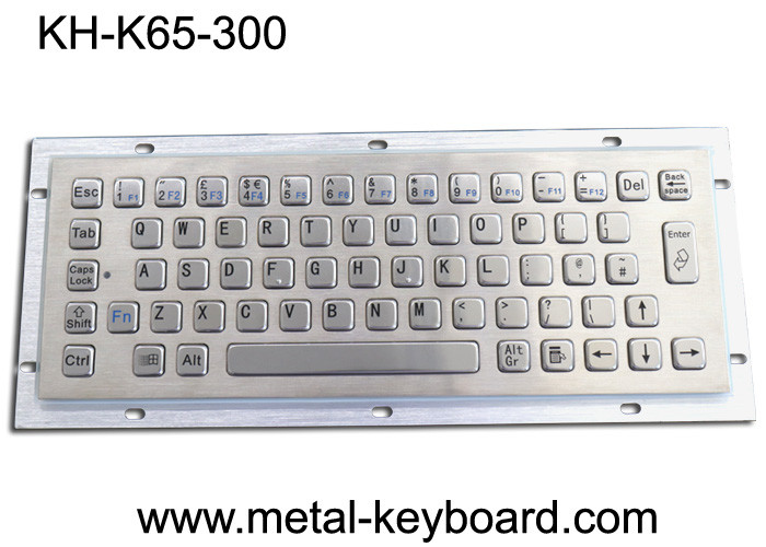 Ruggedized Industrial Metal Keyboard Compact Entry SS Keyboard For Info ...